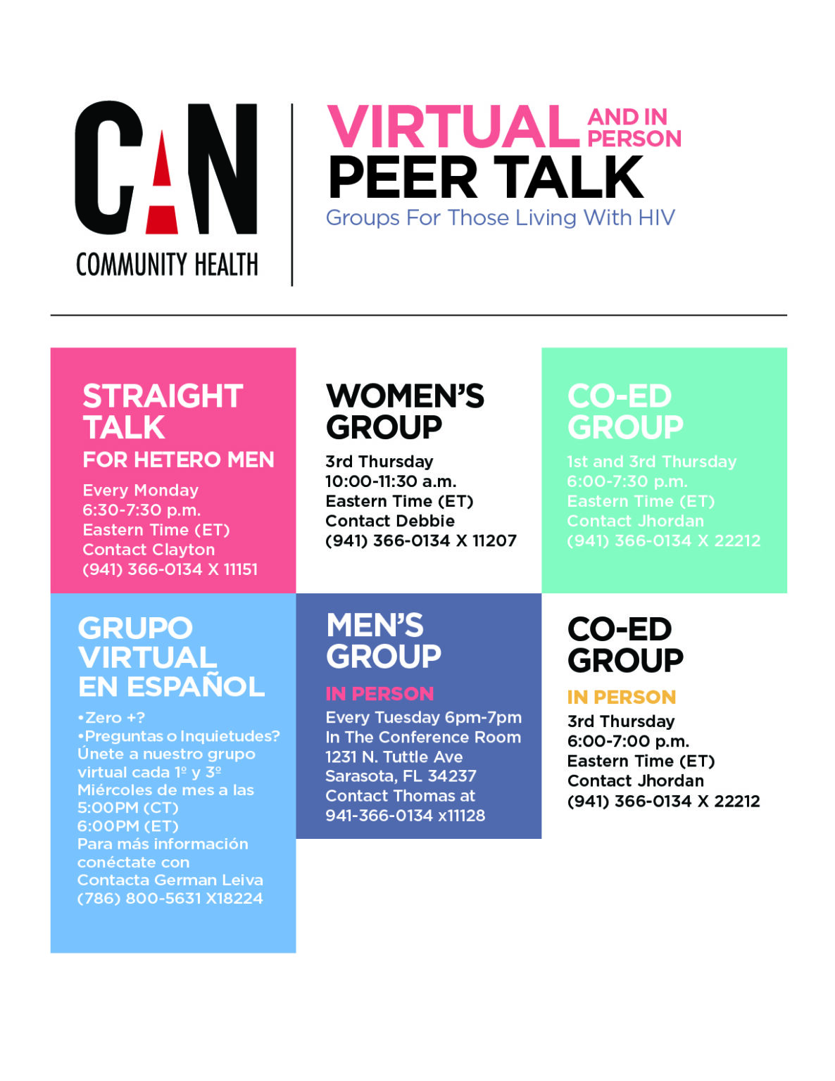 CAN Community Health – Virtual Peer Talk